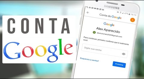 Como criar uma conta no google