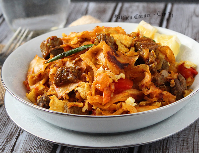 Beef Kothu Parotta/ Kothu Roti- South Indian Street Food