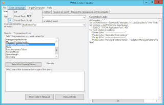 Living and breathing the world of Microsoft: Scripting Tools for WMI