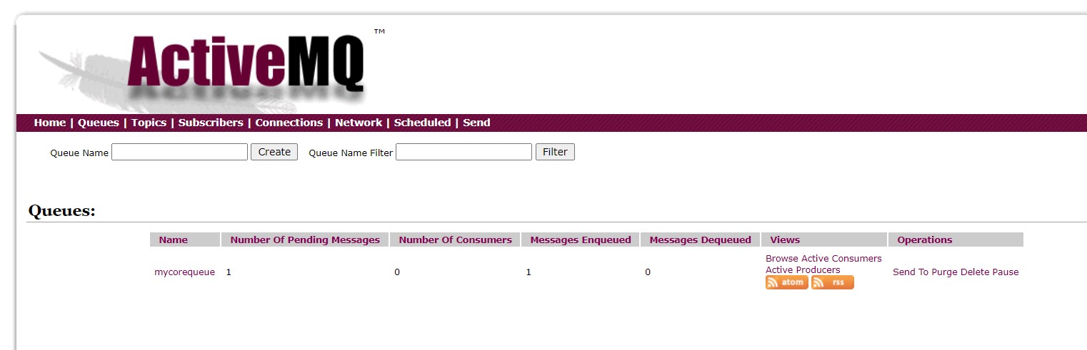 Apache ActiveMQ 5 with .Net Core 3.1 and C#