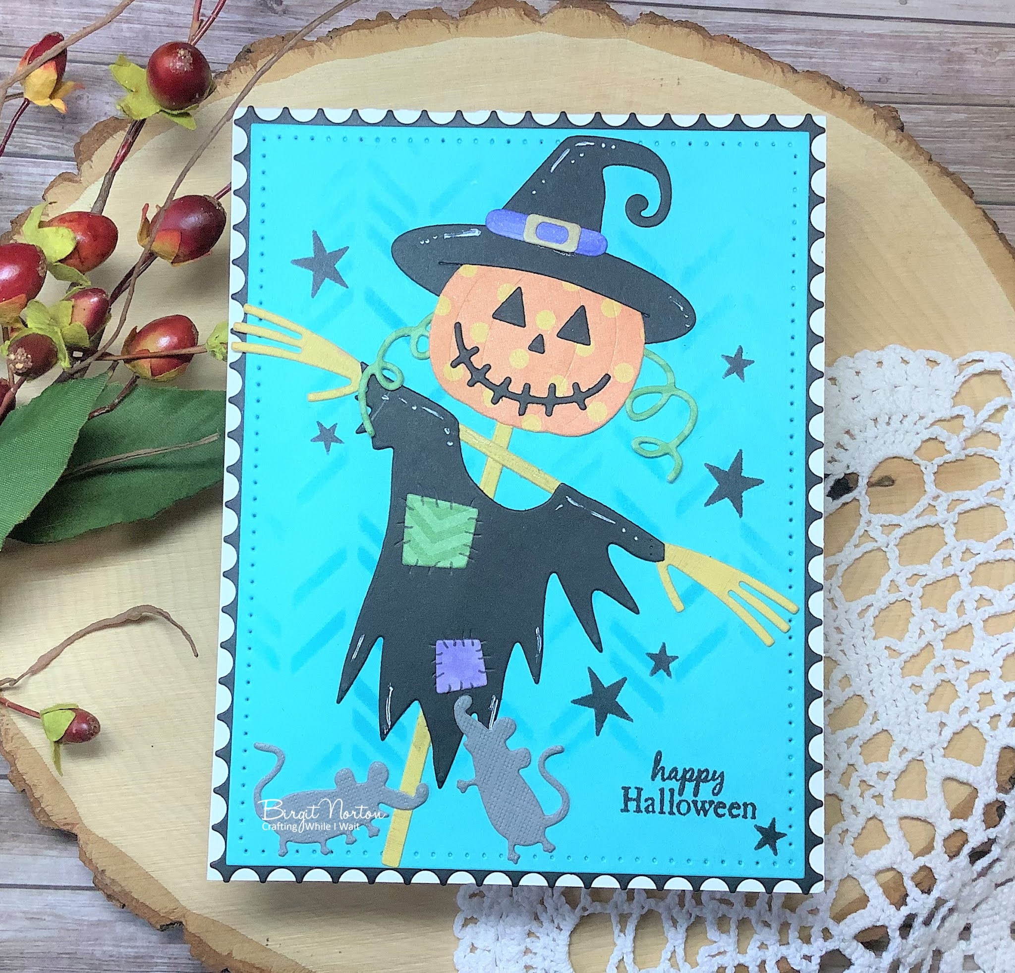 Crafting While I Wait: Spooky Jack Scarecrow