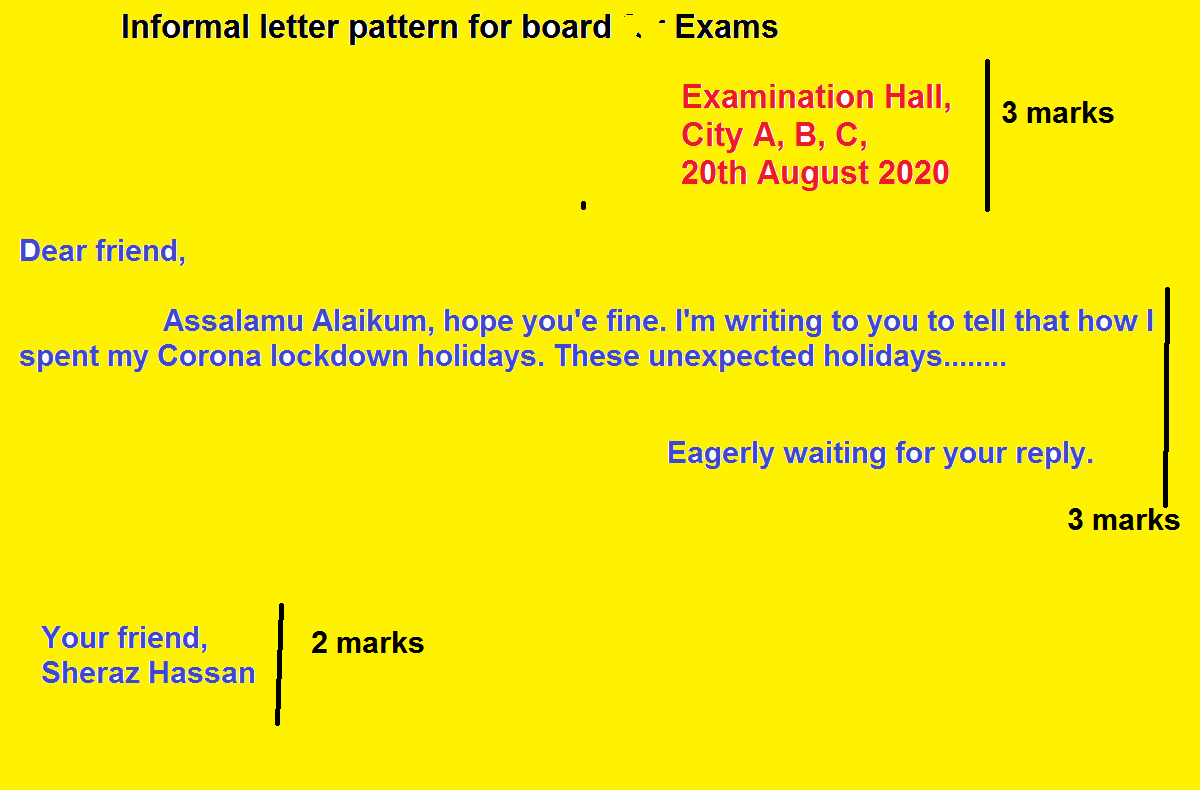 How To Write Informal Letter In Board IGCSE Exams Format How You Spend How To Write Informal Letter In Board IGCSE Exams Format How You Spend