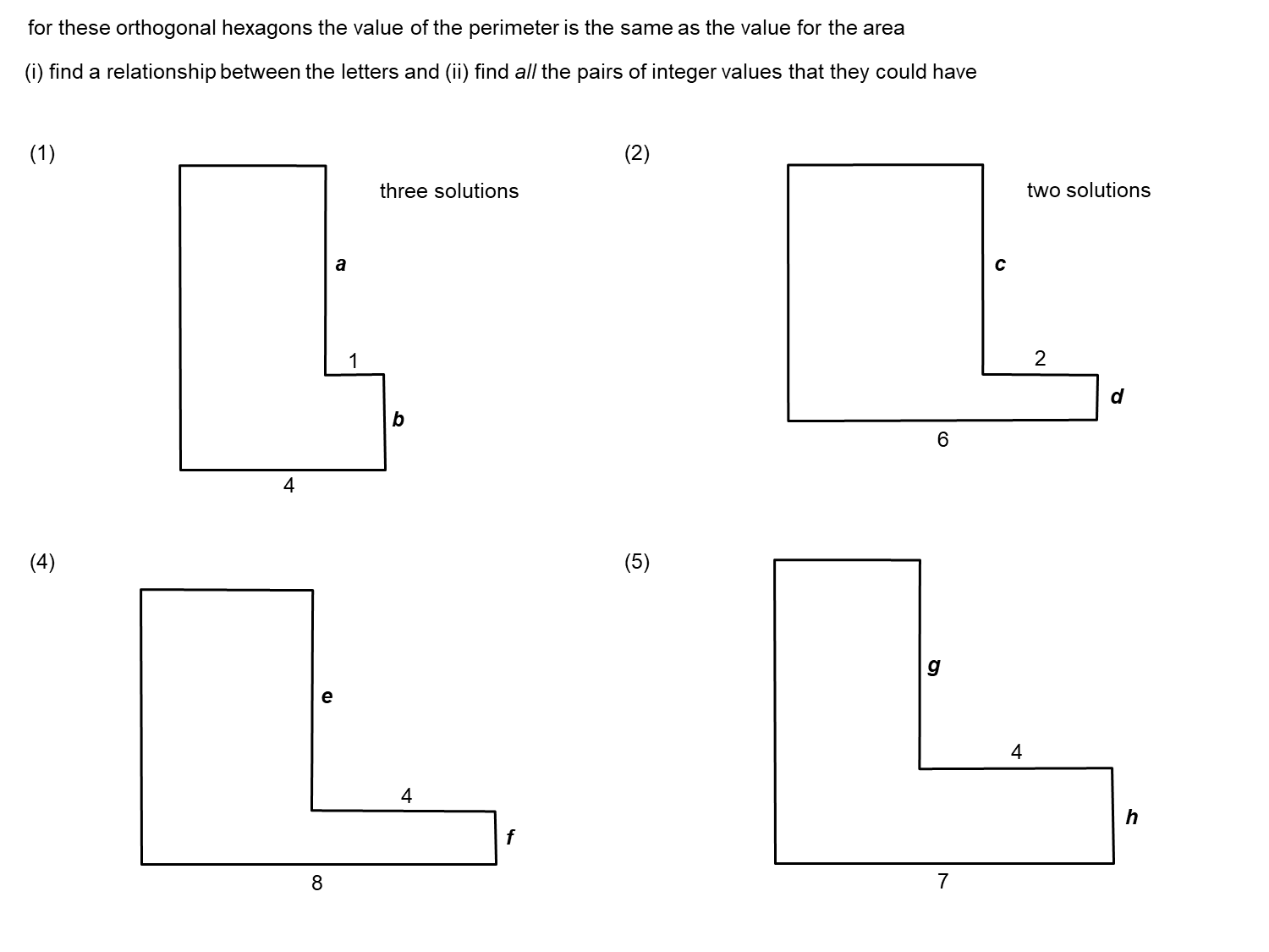 MEDIAN Don Steward mathematics teaching: equable orthogonal hexagons