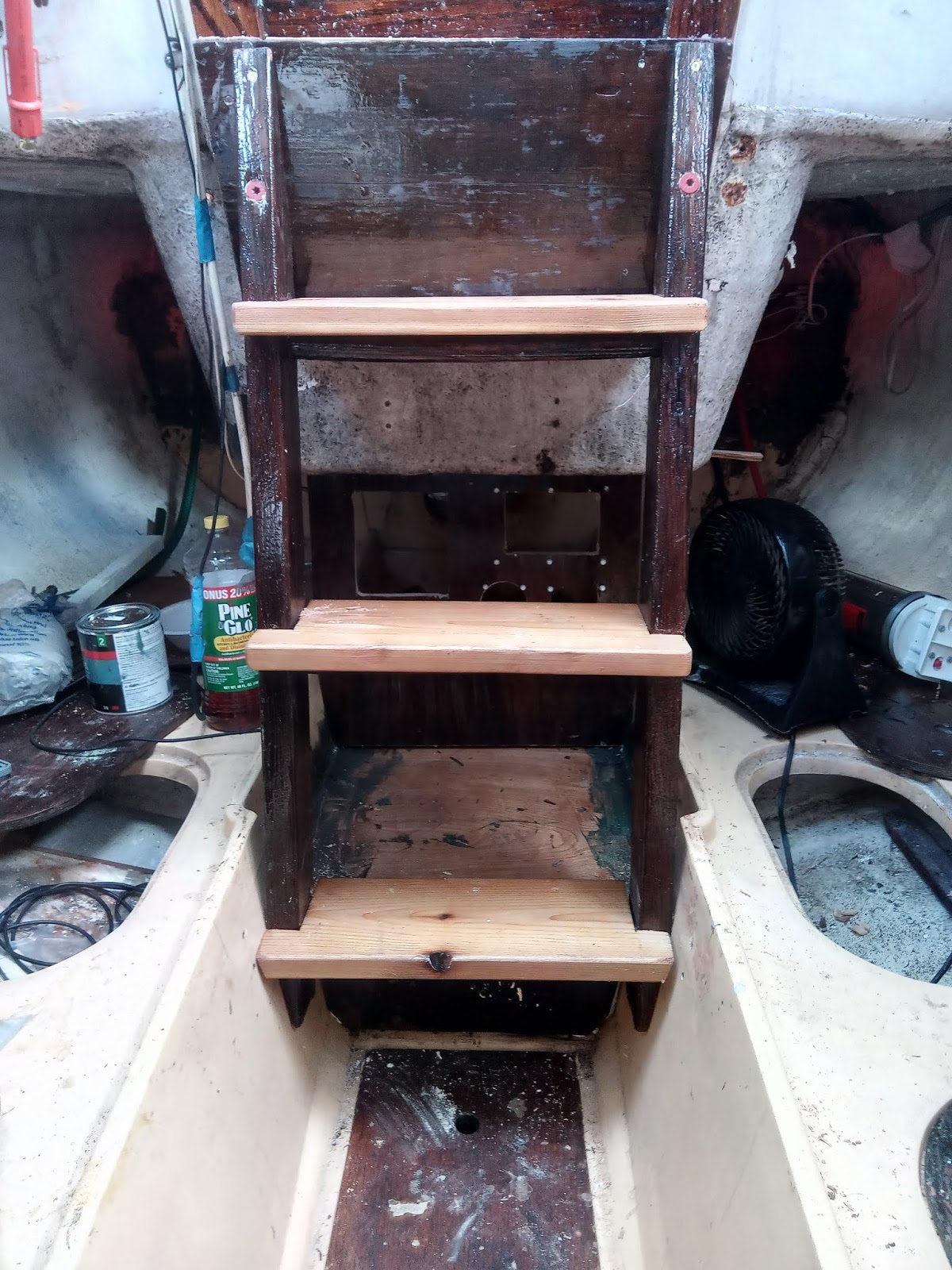 SV Ulladh (ul-la): Bridge Deck - Cockpit- Companionway - Cabin Ladder ...