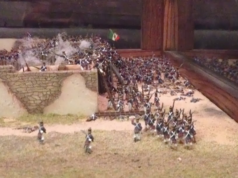 Tides of War: Paint Bench: 15mm Battle of the Alamo Diorama Revisted