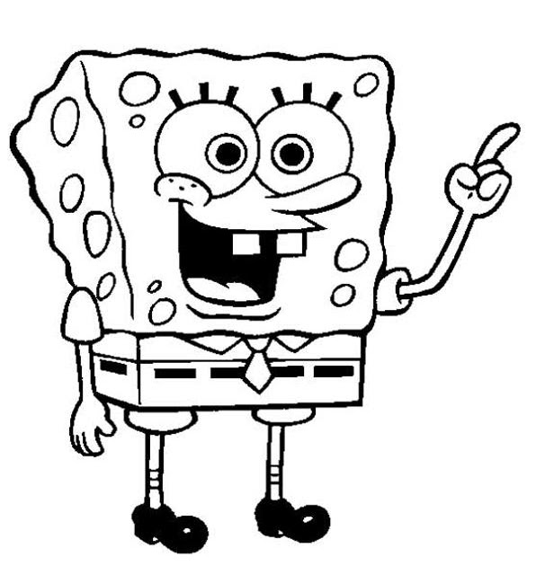 Sponge Coloring Pages ~ Coloring Print
