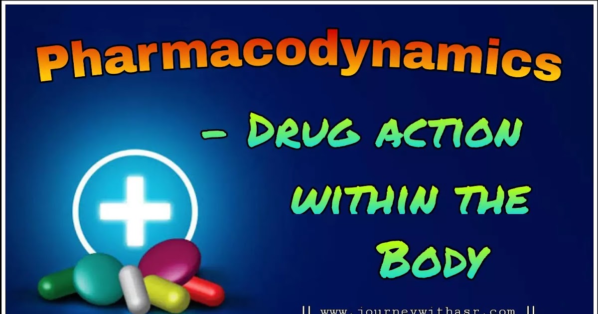 Pharmacodynamics - Drug action within the body.