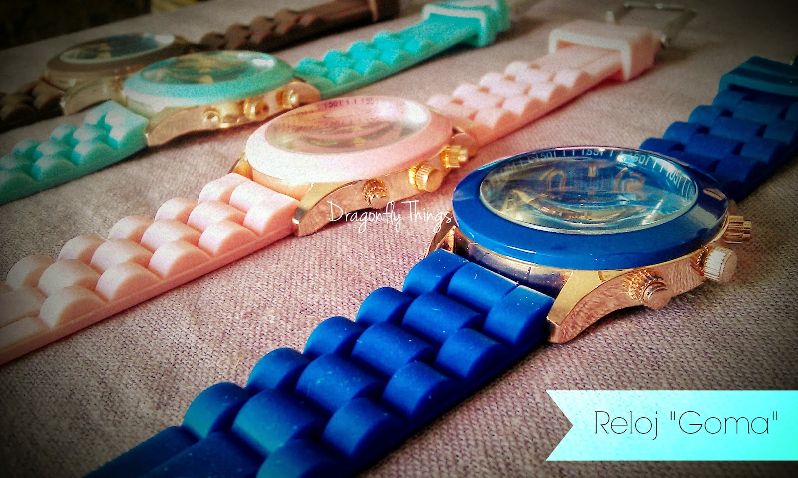 Dragonfly Things: JUEVES DE COSITAS NUEVAS: RELOJ GOMA"