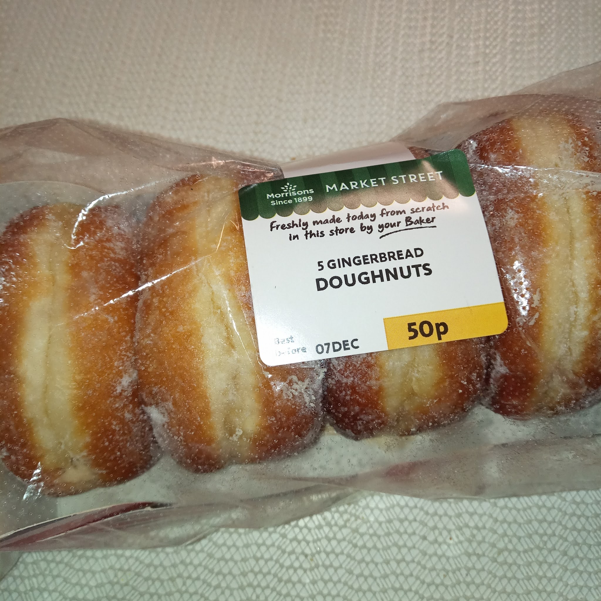 Supersupergirl's Food Reviews: Morrisons Gingerbread donuts review ...