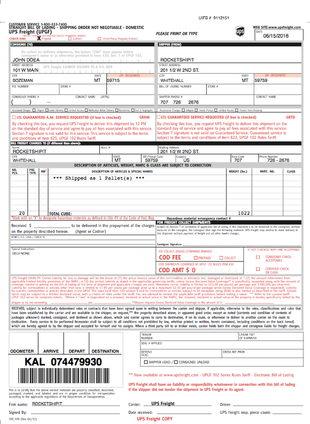 Dhl Bol Tracking - Invoice Template