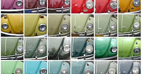 Fusca, Kanduxo & Musica: Catálogo de cores VW: 1959 à 1996