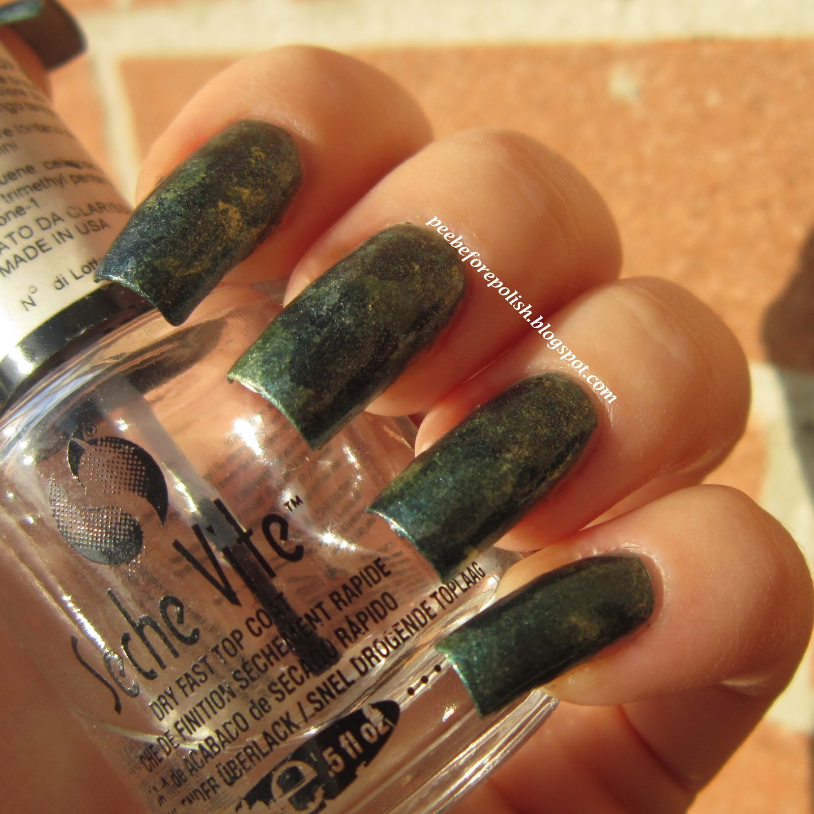 Pee Before Polish: Mish Mash Challenge #16: FAUX STONE [Labradorite ...