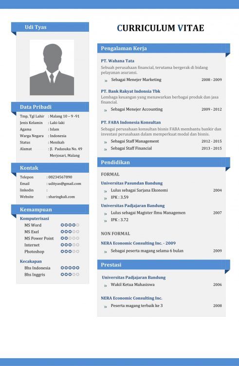 Curriculum Vitae Menarik Birthday Letter Riset curriculum-vitae-menarik-birthday-letter-riset