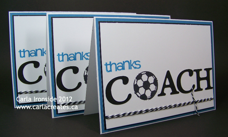 Carla Creates: Coach Thank You Card
