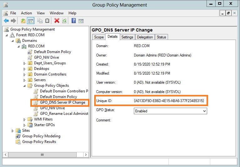 DNS Server IP Address change in Client Systems through Group Policy