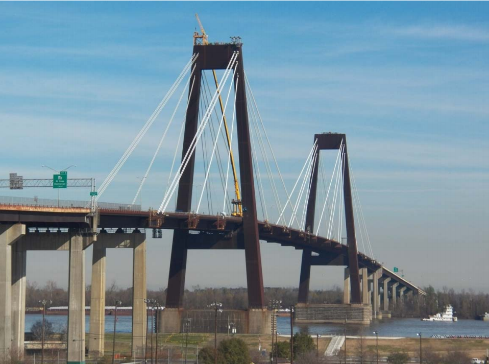 Industrial History: 1983 Hale Boggs Memorial Bridge over Mississippi ...