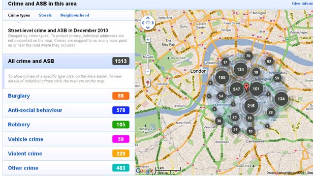 IDEÁRIO POLICIAL: Mapa do Crime