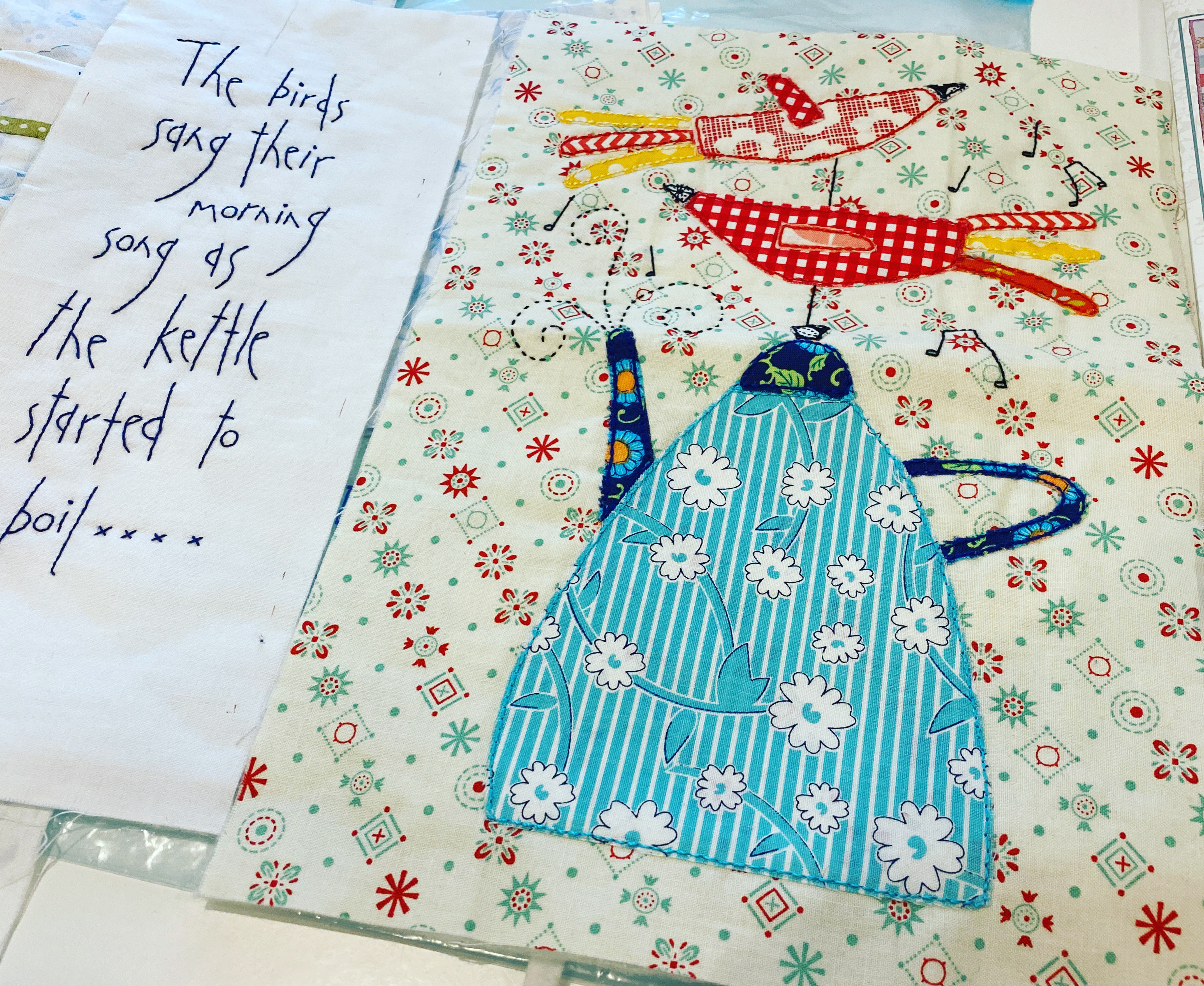 Gossip in the Garden Quilt - Samelia's Mum