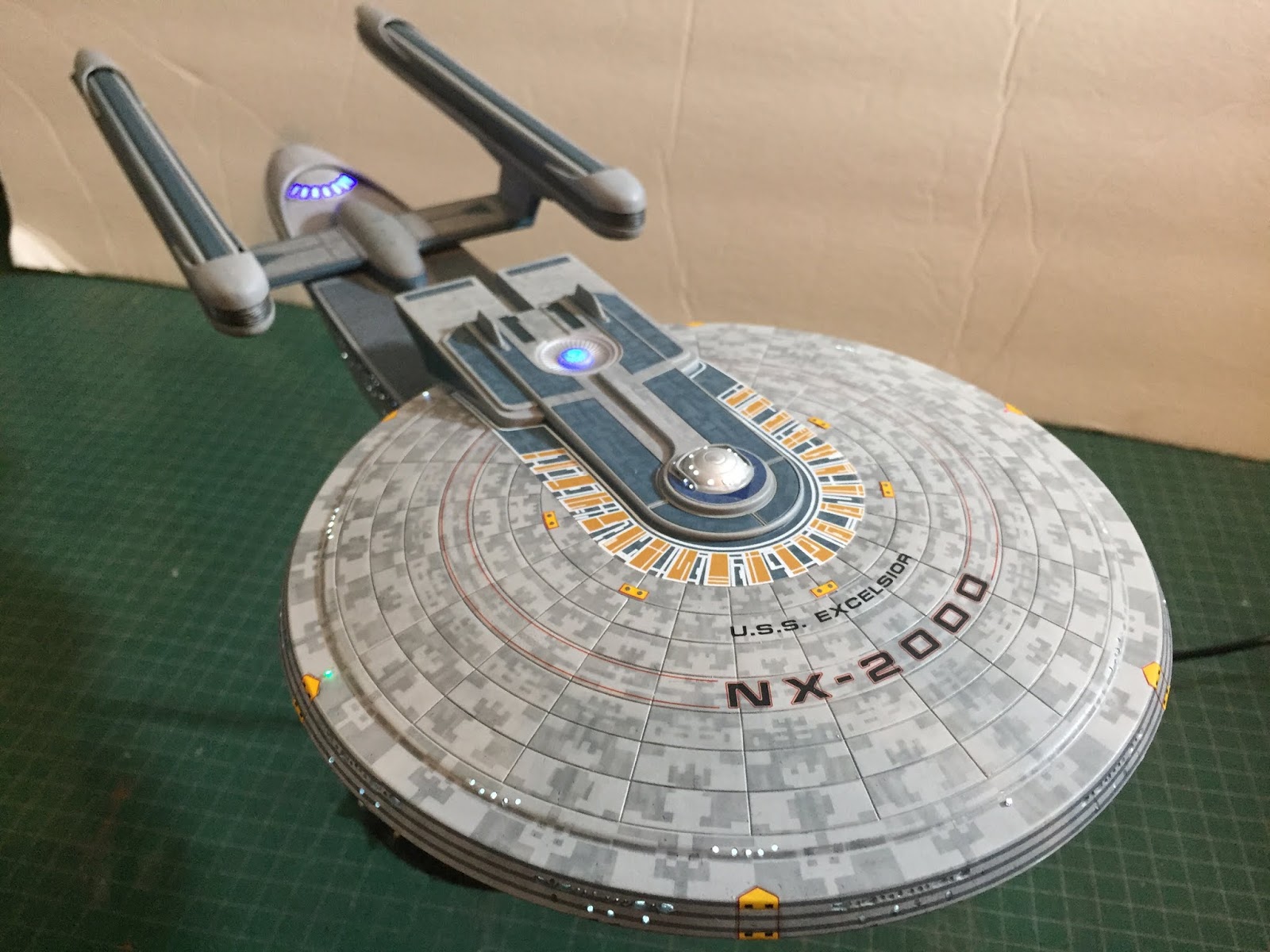 The Irate Modeler: Star Trek U.S.S. Excelsior Finale