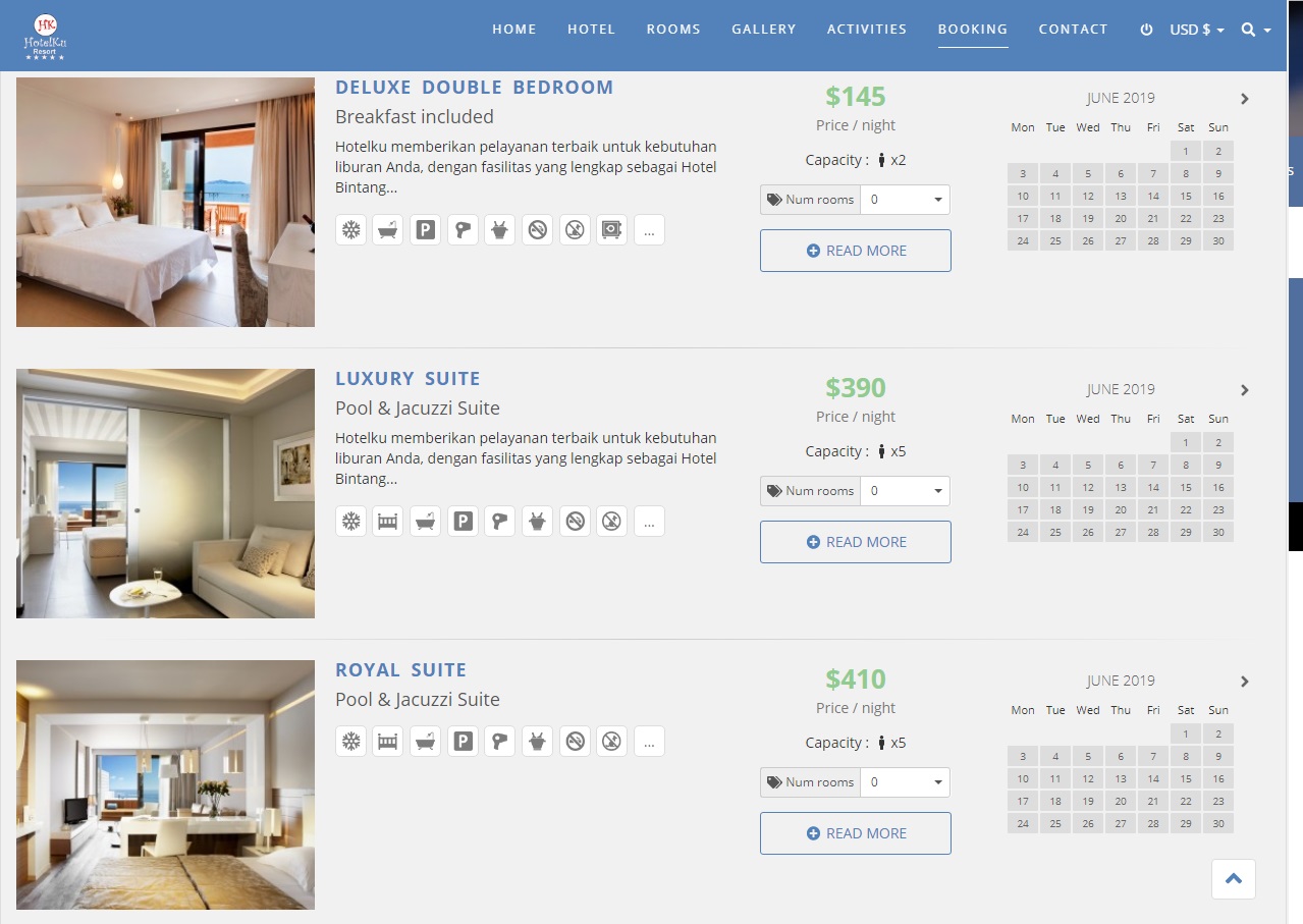 Source Code Aplikasi Hotel dan Booking PHP Responsive - Source Code