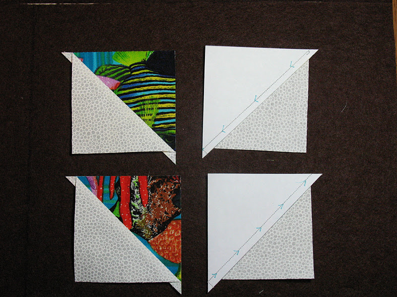 Neighborhood Quilt Club: Half-Square Triangle Paper (New Skill)