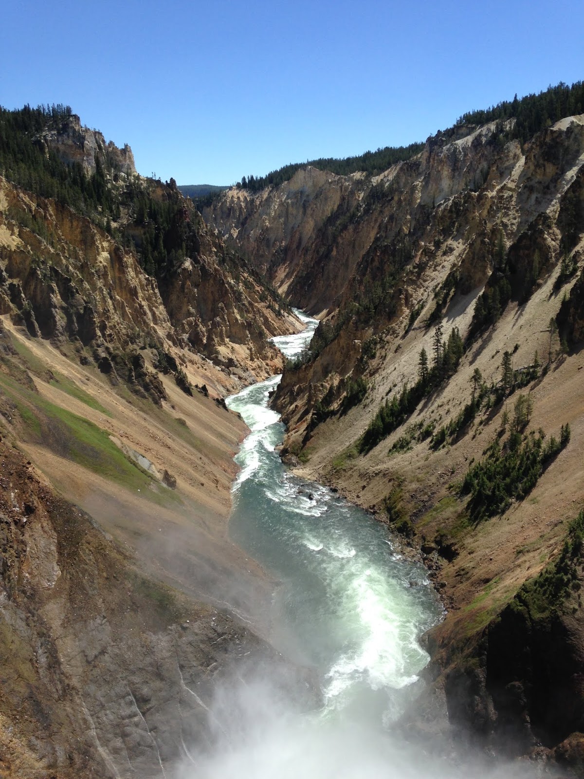 Grand Loop Road of Yellowstone National Park