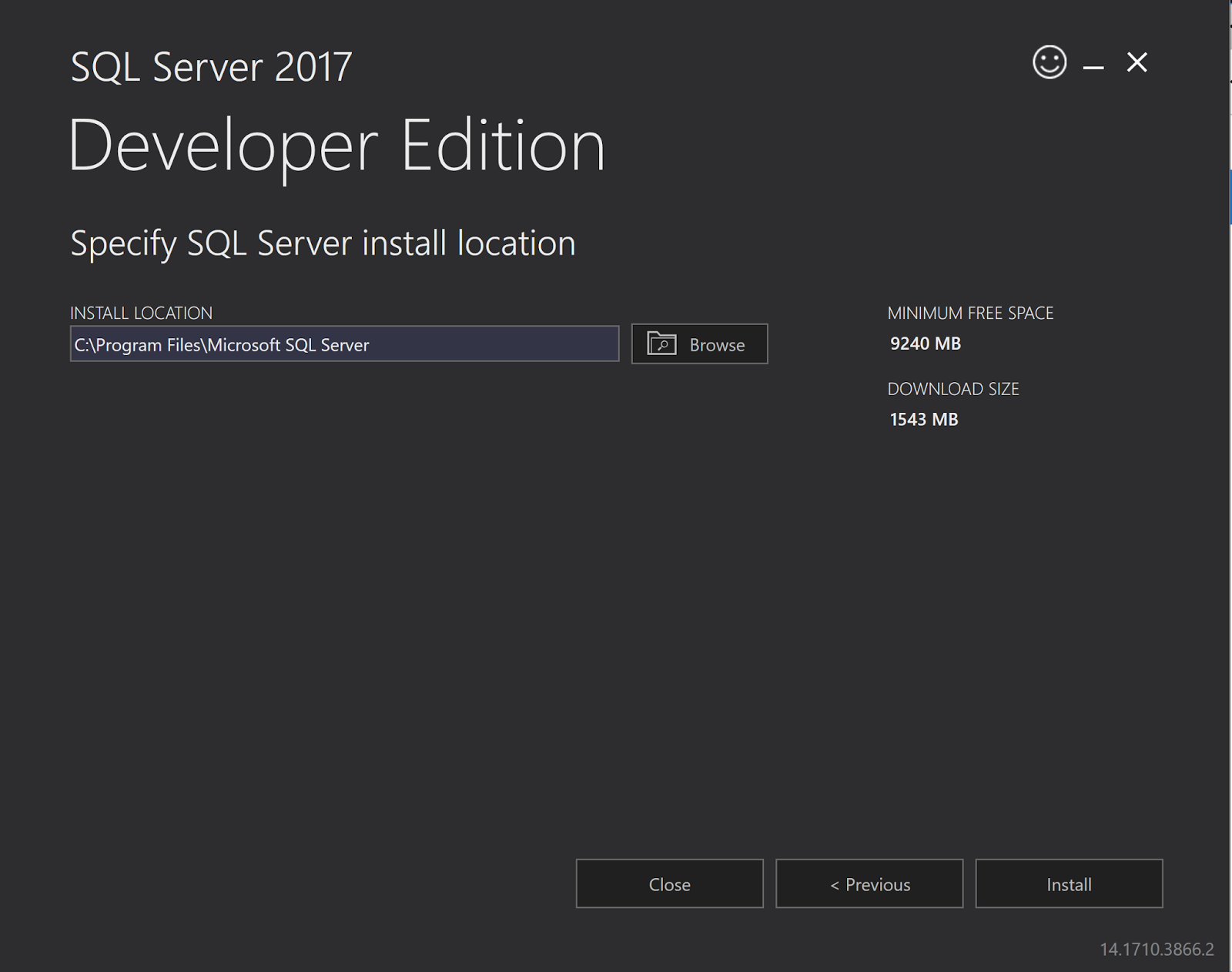 Hodentekmsss Installing Sql Server 2017 Developer On Windows 10