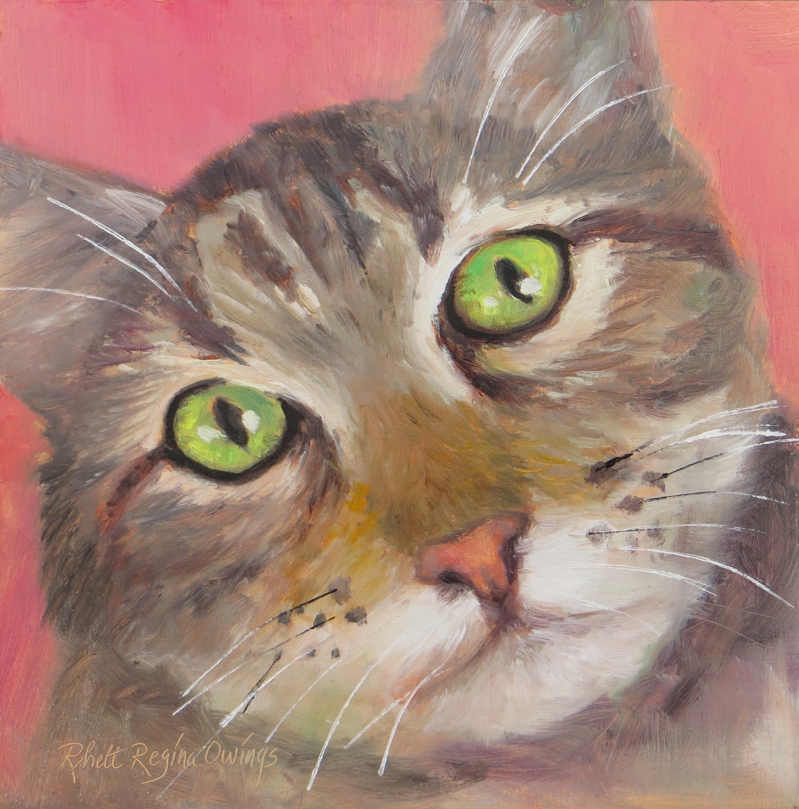 Rhett's Art Studio Blog: Kitty Portraits