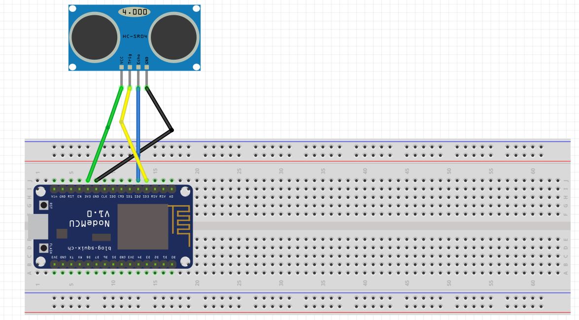 How To Connect Esp8266 With Ultrasonic Sensor And Dht11
