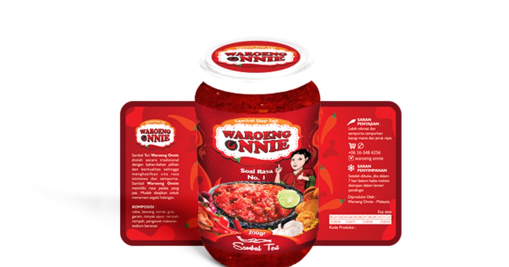 Jasa Desain Label Produk Sambal - Otakatikide | Jasa Desain Logo, Jasa ... Jasa Desain Label Produk Sambal - Otakatikide | Jasa Desain Logo, Jasa ...
