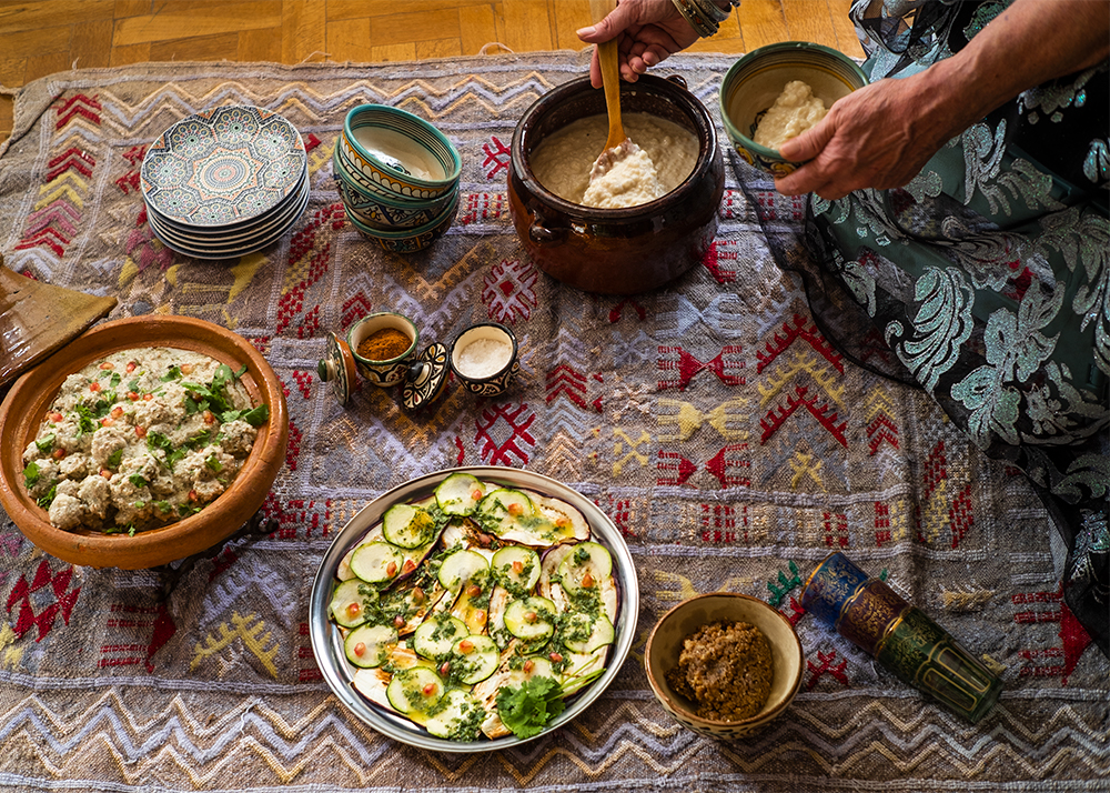 Las recetas de Manu: AL ANDALUS - TAFAYA BLANCA DE ALBÓNDIGAS (AL BUNDIGA)