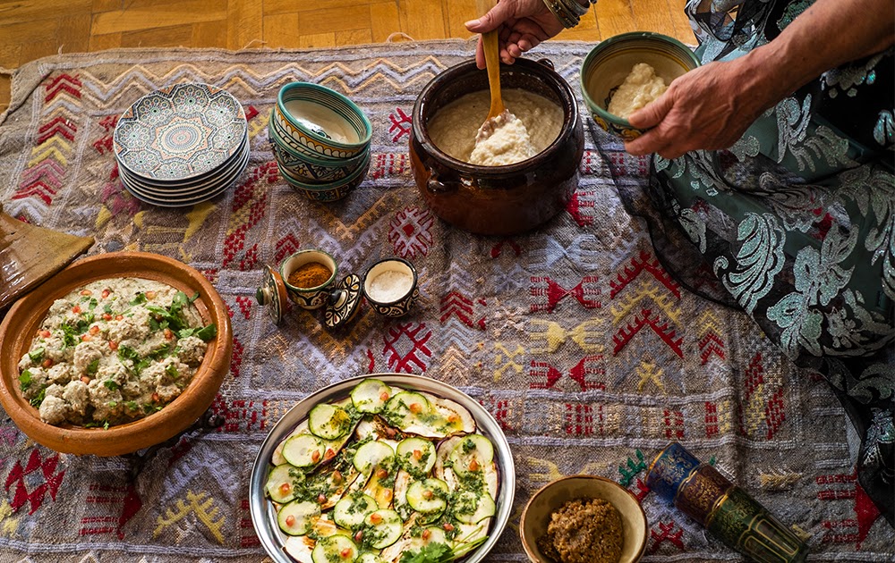 Las recetas de Manu: AL ANDALUS - TAFAYA BLANCA DE ALBÓNDIGAS (AL BUNDIGA)