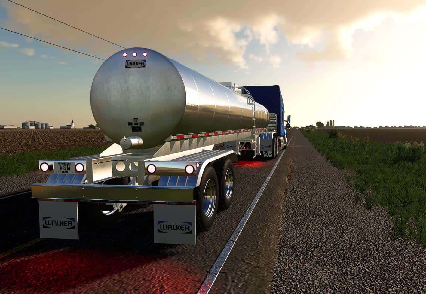FS19 Walker Food Grade Tanker v1.0 - FS 19 & 22 USA Mods Collection