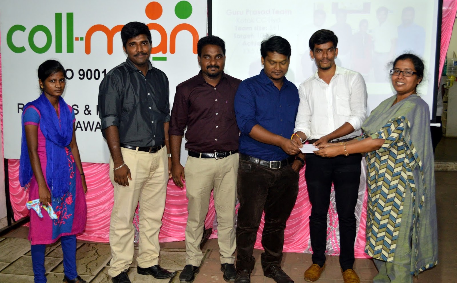 Collman Services Rewards & Recognition Awards - August 2018