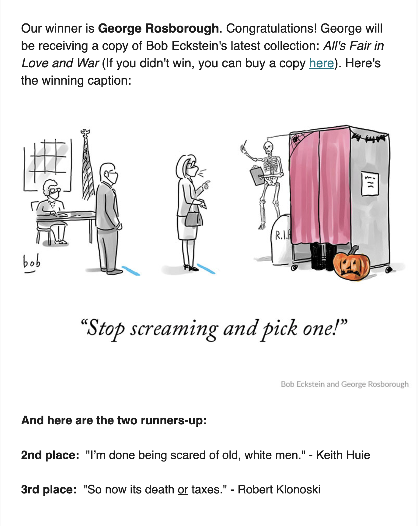 Attempted Bloggery: The Cartoon Collections Caption Contest #98