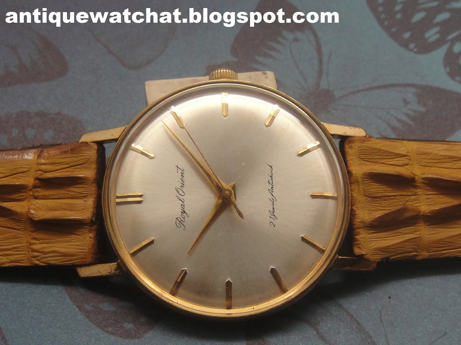 Antique Watch Bar: ROYAL ORIENT 21 JEWELS ANTISHOCK ROV05 (SOLD)