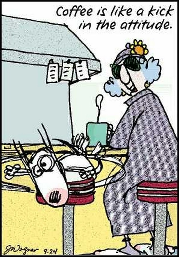 Chuck's Fun Page 2: Seven assorted, vintage, Maxine cartoons