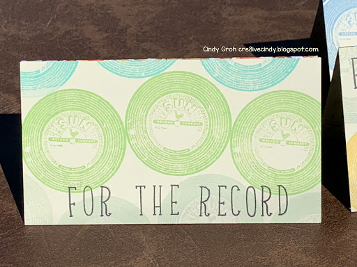 Cre8iveCindy: Deep Red Stamps For the Record Cards