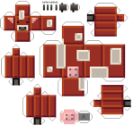 MineCraft PaperCraft Guide: Papercraft animals