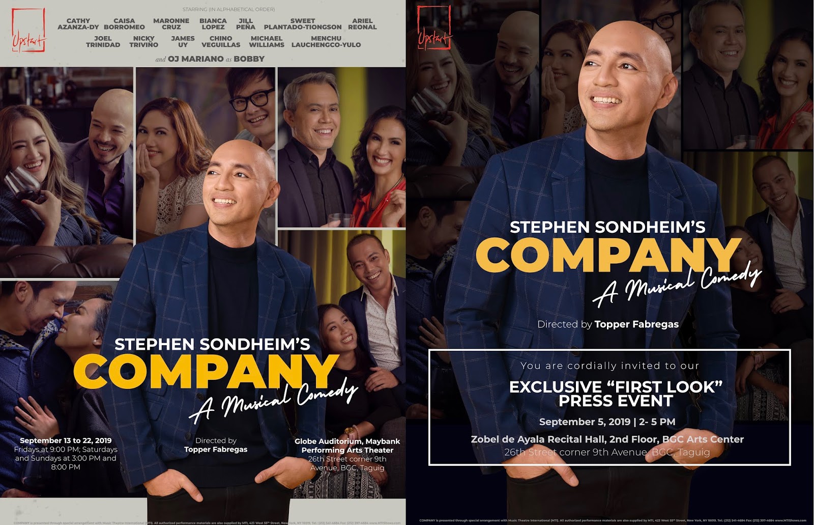 COMPANY Musical and Comedy Tony Multi-awarded Show Is Coming To Manila