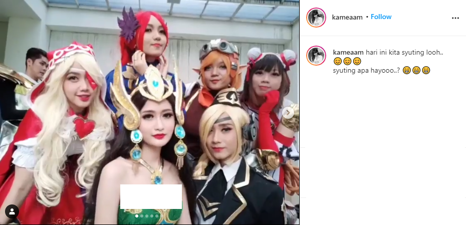 5 Gaya Foto KameAam Cosplayer Cantik Indonesia yang di Youtube Deddy ...