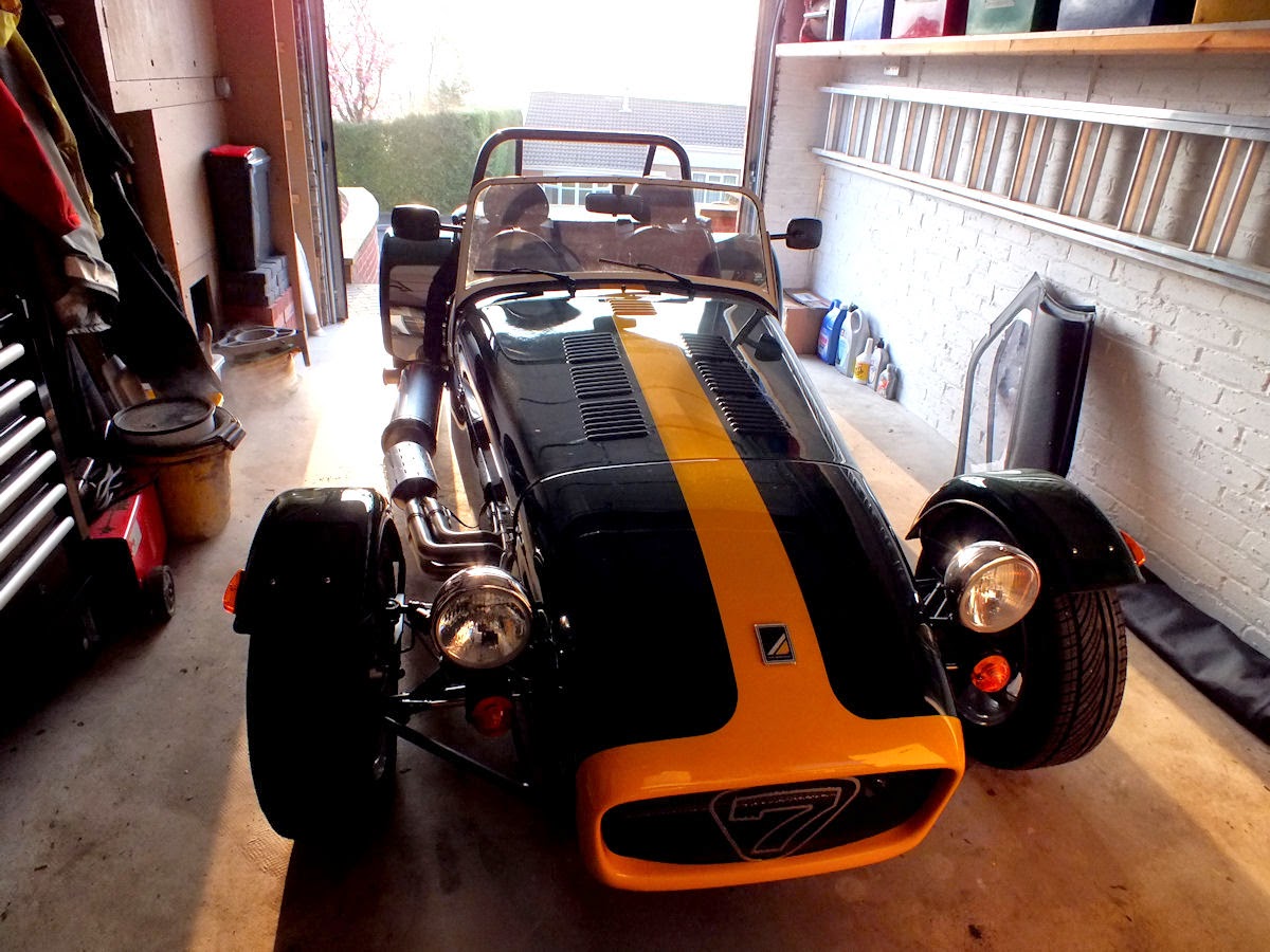 Caterham Seven Build: April 2014
