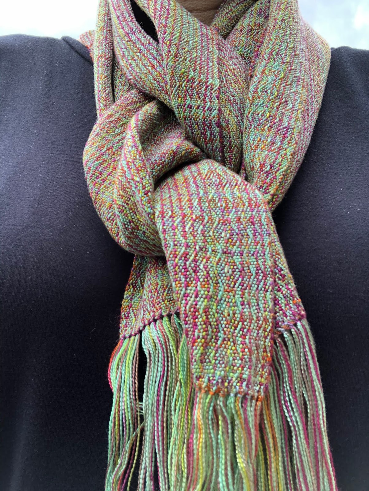 Weaving in the Foothills: Scarves, Scarves, Scarves