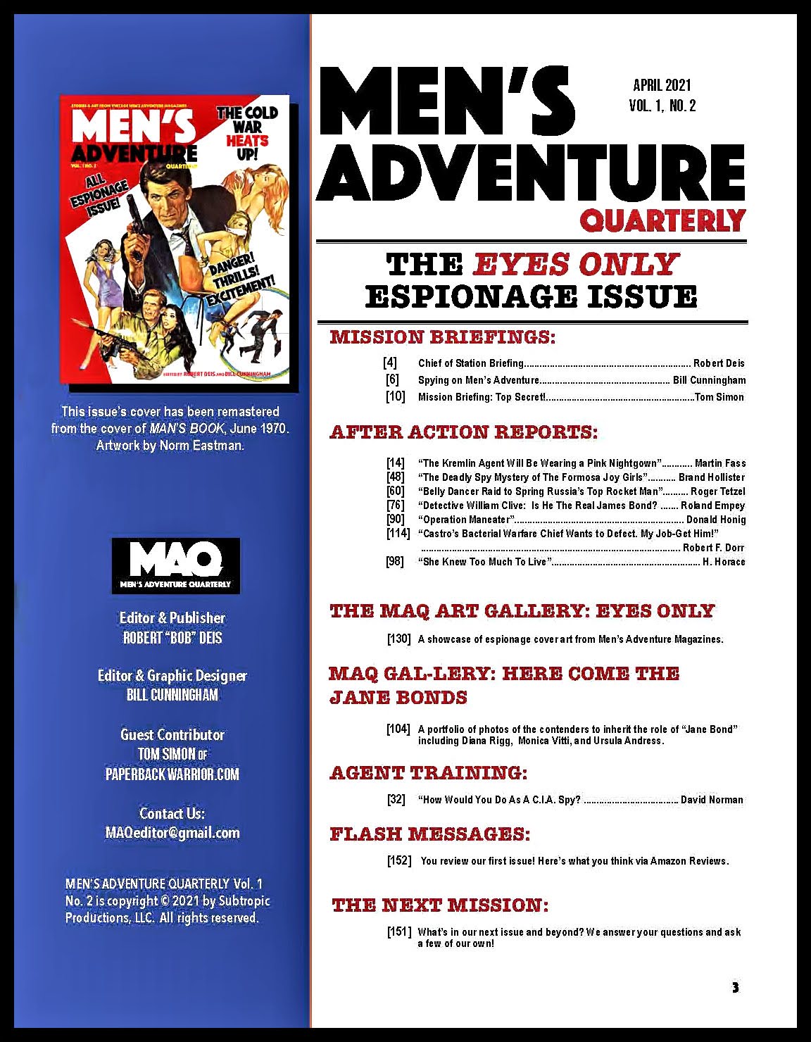 Men's Adventure Magazines