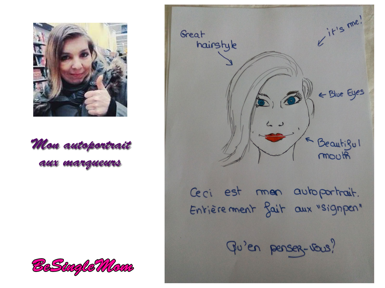 BeSingleMom: Autoportraits