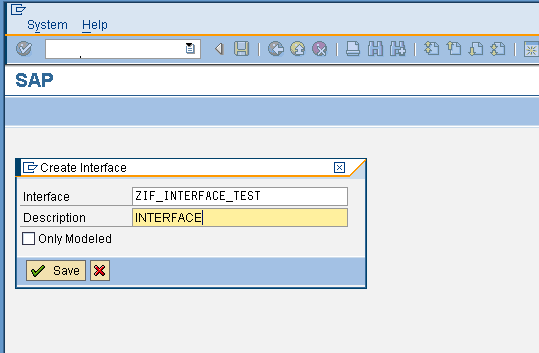 SAP TECH: Global : Interface