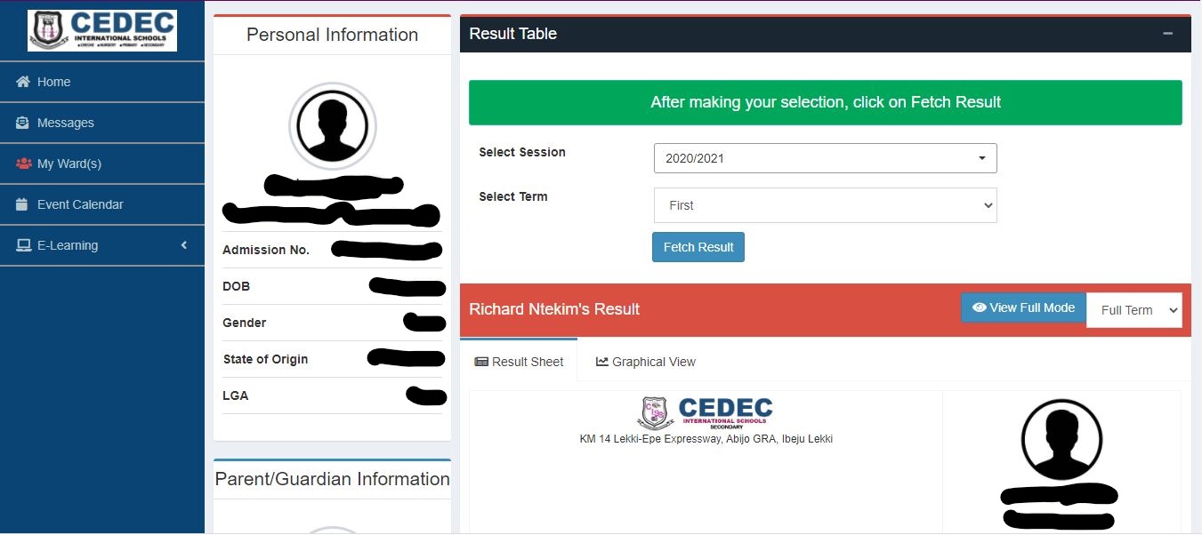 CEDEC International Schools: How To Check Academic Results on the ...
