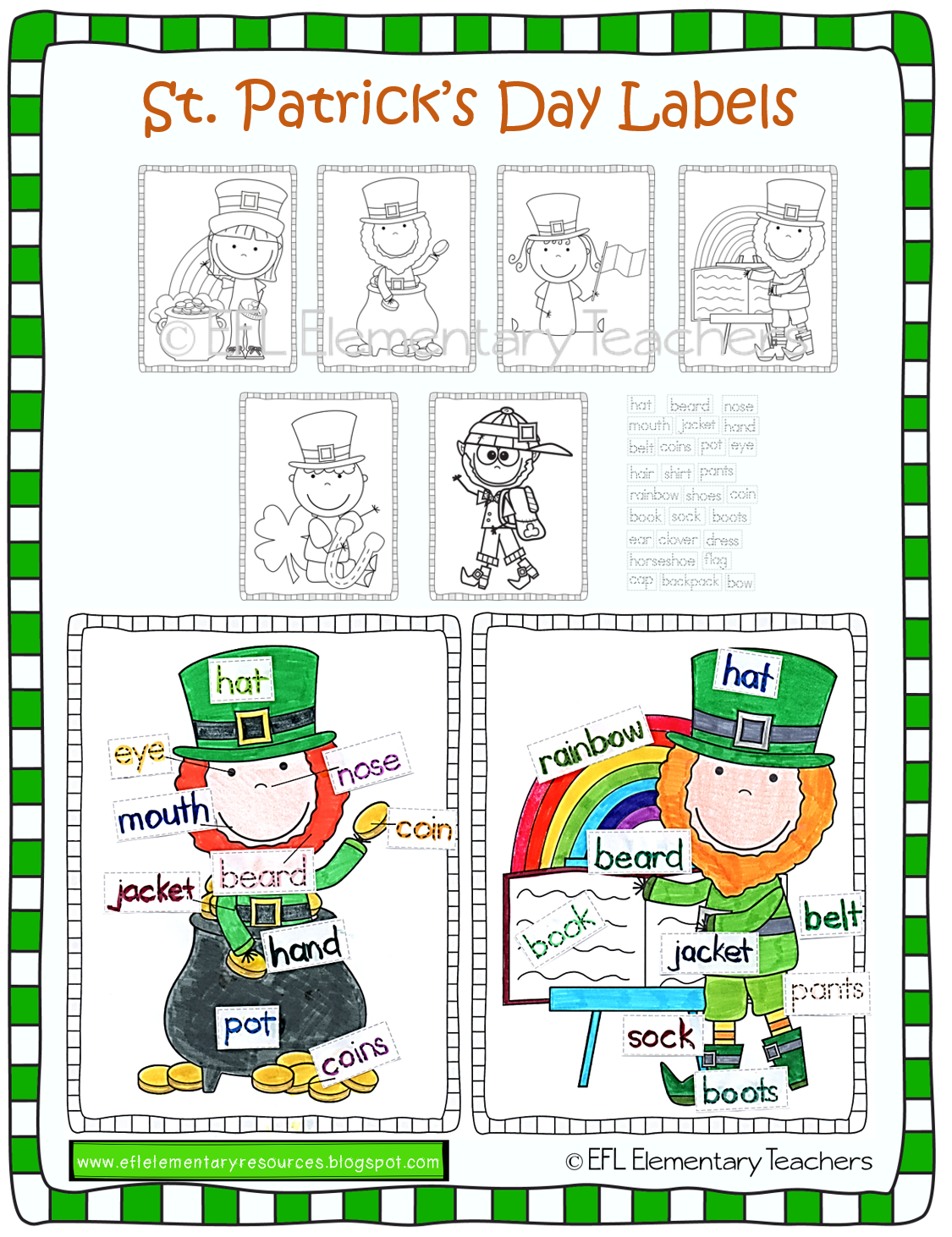EFL Elementary Teachers: St. Patrick’s Day for Elementary ESL