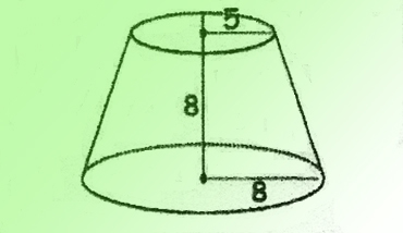 MATEMÁTICA FÁCIL: Area y Volumen de Tronco de cono o Cono truncado