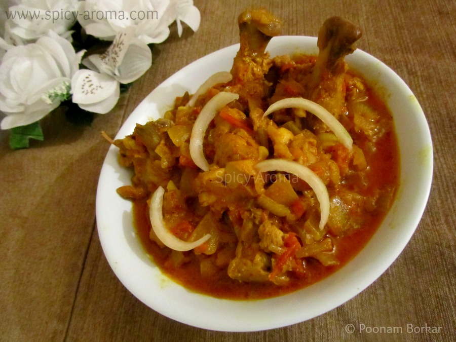 Murgh Do Pyaza / Chicken Do Pyaaza - Step by Step Recipe | Spicy-Aroma